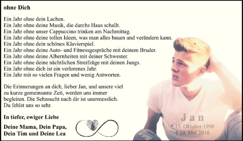 Traueranzeigen von Jan Sippel | www.trauer.ms